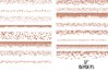 Rose Gold Glitter Frames and Borders PNG Clipart Bundle (78436 ...