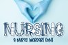 Nursing - A Fun Medical Word Art Font with Clipart (1191495) | Themed ...