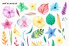 Summer Watercolor Floral BUNDLE (23515) | Illustrations | Design Bundles