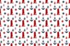 Red and Navy Blue Nautical Designs Digital Paper (37377) | Backgrounds ...