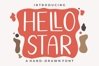 Hello Star | EXTRA SHAPES (667983) | Display | Font Bundles