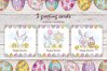 Easter doodles set. Vector clip arts and seamless patterns. (61183 ...