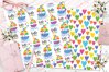 Rainbow Baby Clipart And Seamless Digital Papers Bundle (95893 ...