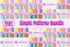 Simple Patterns Digital Paper Bundle - 400 Papers (1157438) | Patterns ...