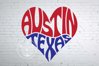 Austin Texas word art heart (319934) | Cut Files | Design Bundles
