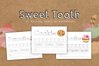 Sweet Tooth Educational Writing Practice Worksheets