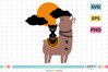 Halloween llama SVG, funny llama clipart, alpaca png (364609 ...