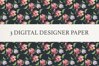 Watercolor Flower Digital Paper, Seamless Patterns (718819) | Patterns ...