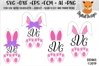 Easter Bunny Ears Monogram SVG Cut File (202202) | Cut Files | Design ...