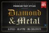BUNDLE - Diamond & Metal - 49 Text Styles (424556) | Add ons | Design ...