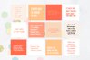 25 x Peach Inspirational Social Media Quotes Pack (774057) | Web ...