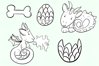 Cute Dragons Digital Stamps (244840) | Illustrations | Design Bundles