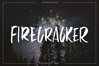 Firecracker - uppercase font (18792) | Other | Font Bundles