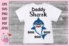 Daddy Shark SVG Daddy Dad Father SVG cut files (549206) | SVGs | Design ...