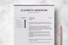 Resume Template | CV Cover Letter - Elizabeth Anderson (188153 ...