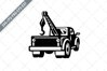 Vintage Tow Truck or Wrecker Pick-up Truck Retro SVG (794398 ...