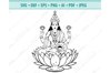 Goddess Lakshmi Svg, Indian God Svg, Hinduism Png, Dxf, Eps (810190 ...