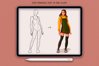 20 Realistic Female Body Poses Stamps for Procreate (1086674 ...