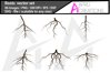 Roots silhouette / roots svg set (677965) | Illustrations | Design Bundles
