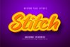 Stitch text, cartoon style editable text effect (804681) | Plugins ...