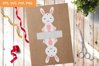 Cute Gift Package Rabbit Template SVG, Gift Box SVG (1060073) | Paper ...