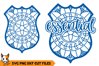 Police Badge Mandala - Essential SVG File (557994) | Cut Files | Design ...