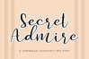 Secret Admire Handwritten Font (557612) | Handwritten | Font Bundles