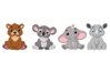 Cartoon Baby Animal Bundle (845259) | Characters | Design Bundles