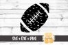 Distressed Football - Football SVG PNG DXF Cut Files (83729) | SVGs ...