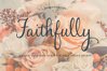 Faithfully - Hand Lettered Script Font (180419) | Handwritten | Font ...