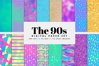 90s Digital Paper Pack