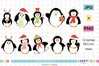 Christmas penguin clipart, winter animals for sublimation (362521 ...