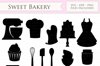 Baking SVG Bakery svg cutting files Cricut and Silhouette SVG dxf png ...