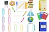 Back to School Clip Art (299579) | Illustrations | Design Bundles