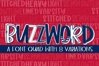 Buzzword - A Font Quad With 8 Variations (362527) | Packs / Bundles ...