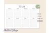 Weekly Planner Printable (534686) | Printables | Design Bundles