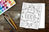 Stay Home Coloring Pages Set-Cute Stay At Home Coloring Kids (537975 ...