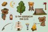 Camping with Bears| Bear & Camping Illustrations| PNG