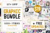 Graphic Bundle - 6000 in 1 (183461) | Illustrations | Design Bundles