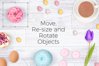 Spring Scene Creator - Top View (57638) | Mockups | Design Bundles