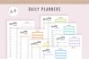 Daily Planner Printable Template PNG PDF Insert Pages (295860 ...