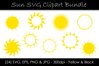 Sun SVG Bundle - Sun Shape Clip Art (559582) | Objects | Design Bundles