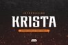 KRISTA | Display Font (292350) | Logo | Font Bundles