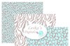 Animal Prints - Baby Blue Safari (21391) | Backgrounds | Design Bundles
