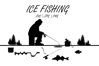 MN Ice fishing SVG, Ice fishing grahics (367668) | Cut Files | Design ...