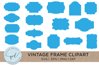 Vintage Label Frame Clipart Cutting Files SVG PNG DXF EPS (233807 ...