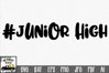 #Junior High SVG Cut File - Back to School DXF EPS PNG JPG (299532 ...