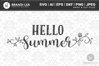 Hello Summer SVG Cutting Files (28892) | SVGs | Design Bundles
