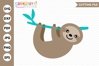 Sloth SVG, Sloth cutting file, cut file, DXF, EPS (90626) | Cut Files ...