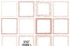 Rose Gold Glitter Frames and Borders PNG Clipart Bundle (78436 ...